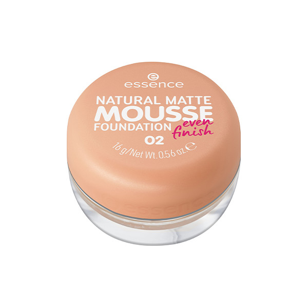 essence Natural Matte Mousse alapozó 02 - ALAPOZÓ, KORREKTOR